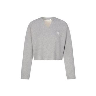 &Eacute;terne Raglan Sweatshirt Langarm - - Sweatshirts & Hoodies - Damen - Grau - XL