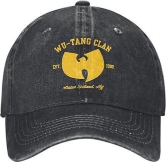 Generic Casquette dHomme, Casquette WU Clan T-tangs 1992 Sun Sun Logo personnalis&eacute; pour Hommes Chapeaux Hip hop Mode d&eacute;t&eacute; Randonn&eacute;e P&ecirc;che Cr&egrave;me Solaire Cadeau