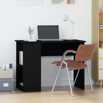 vidaXL Bureau Noir 100x55x75 cm Bois ding&eacute;nierie Vidaxl