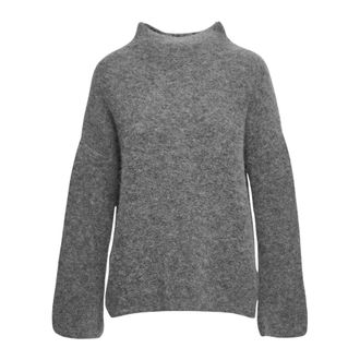 Wakakuu Icons Femme, Pulls, Gris, Taille: 38 FR Cruz Funnel Neck Sweater