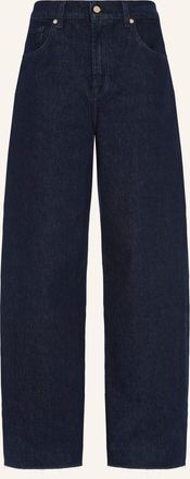 7 For All Mankind Jeans Bonnie Curvilinear Wide Leg Fit blau