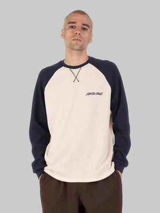 Santa Cruz Classic Strip Raglan Longsleeve midnight blue