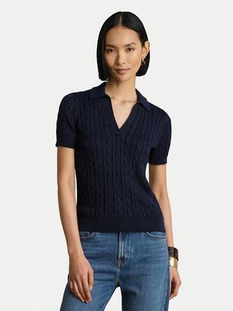 Lauren Ralph Lauren Poloshirt 200P14041003 Dunkelblau Regular Fit