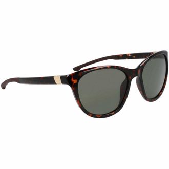 Nike City Hero Katzenauge-Sonnenbrille f&uuml;r Damen (Schildpatt/Gr&uuml;n)