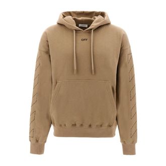 Off-white Stitch Skate Hoodie - - Sweatshirts & Hoodies - Herren - Beige - XL