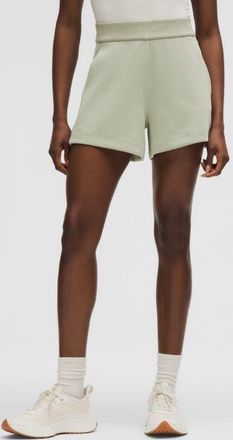 lululemon Short taille hauteSoftstreme de pour Femmes - 10 cm - Vert/Pastel - Taille 12