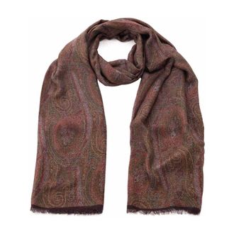 Etro Kaschmirschal mit Paisley-Muster - - Accessories - Herren - Braun - ONE SIZE