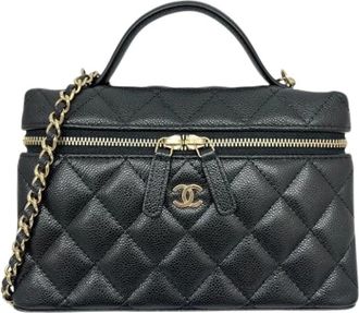 Chanel Sac bandouli&egrave;re vintage doccasion - Femme - Pre-owned - Noir - Taille: ONE Size