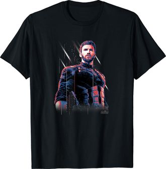 MARVEL Avengers: Infinity War Captain America Glitch T-Shirt