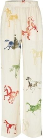 Stine Goya Femme, Pantalons, Beige, Taille: 40 FR Pantalon Long &Eacute;lastiqu&eacute;