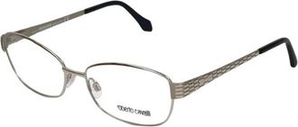 Roberto Cavalli Femme, Accessoires, Gris, Taille: ONE Size Montures de lunettes &eacute;l&eacute;gantes en m&eacute;tal