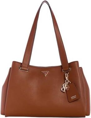Guess sac &agrave; &eacute;paule Evie Girlfriend Carryall Cognac brun