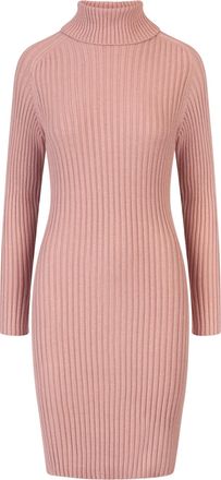 Apart Fashion APART Rippenstrickkleid mit Rollkragen, Mauve, 38