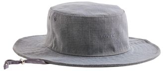 Levi's Drawstring Bucket Hat Caps/Hats, Dusky Indigo, L