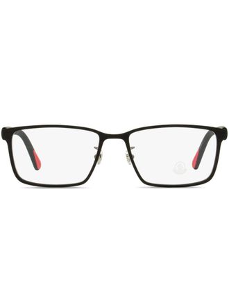 Moncler ML5163H Brille mit eckigem Gestell - Schwarz
