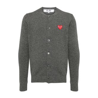Comme Des Gar&ccedil;ons Wollcardigan - - Knitwear - Herren - Grau - L