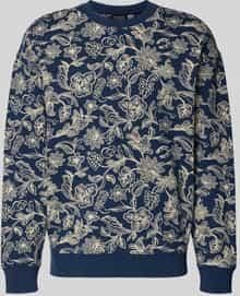 Scotch & Soda Sweatshirt im Allover-Look mit Rundhalsausschnitt