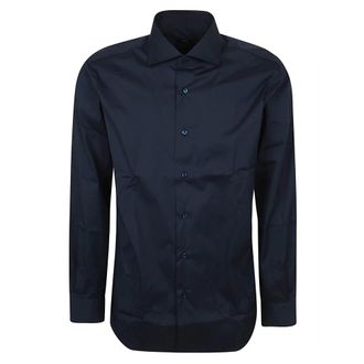 Barba Klassisches I Hemd - - Shirts - Herren - Blau - M