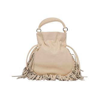 Orciani Sac Jungle en cuir couleur beurre