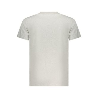 Tommy Hilfiger Logo-Printed Cotton T-Shirt - Gray