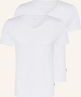 Joop 2er-Pack V-Shirts weiss