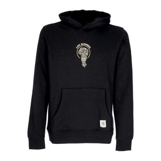 Element Homme, Sweatshirts et sweats à capuche, Noir, Taille: XL Sweat à capuche noir avec impression bouquet