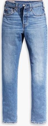 Levi's Femme 501 Jeans for Women Straight Fit, Erin Cant Wait Stretch, 23W / 32L