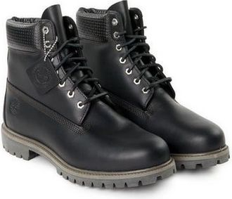 Timberland Boots bi-matière crantées en cuir