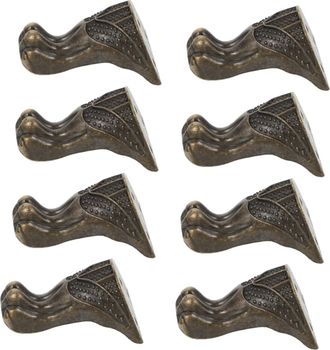 OSALADI Vintage Messing Eckenschutz Für Schmuckkästchen 10 Stücke Metallboxfüße Für Holzkisten Aufbewahrungsboxen Und Schatztruhen