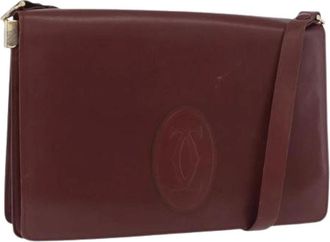 Cartier Sac bandouli&egrave;re vintage doccasion - Femme - Pre-owned - Rouge - Taille: ONE Size