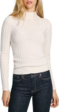 Pepe Jeans London Damen Izabel Turtleneck Strickwaren, Weiß (Mousse White), XS