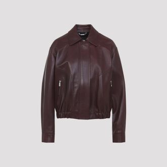 Versace Bufalo Leather Blouson