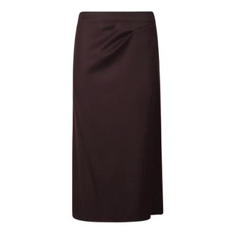 Victoria Beckham Pressed Tailored Skirt - - Skirts - Damen - Braun - 2XS