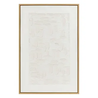 Atmosphera Talima Bianco 3d Da Parete 60x90cm Atmosphera Cr&eacute;ateur DInt&eacute;rieur