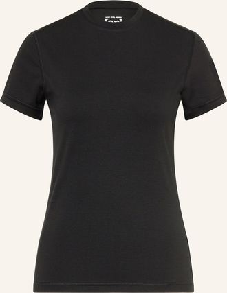 super.natural Funktionsw&auml;sche-Shirt Lux Mit Merinowolle schwarz