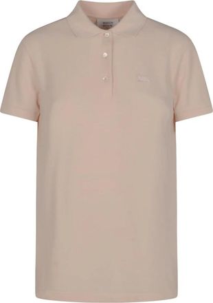 Maison Kitsun&eacute; Femme, Tops, Rose, Taille: 40 FR Baby Fox Regular Polo