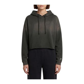 Golden Goose Star Cropped Hoodie - - Sweatshirts & Hoodies - Damen - Schwarzk - S