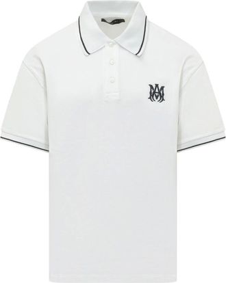 Amiri Homme, Tops, Blanc, Taille: M MA Core Logo Polo
