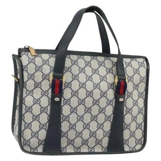 Gucci Sac &agrave; main vintage Pre-owned - Femme - Pre-owned - Bleu - Taille: ONE Size