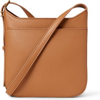 Amazon Essentials Damen Schlanke Umh&auml;ngetasche aus Kunstleder, Bronze, Einheitsgr&ouml;&szlig;e