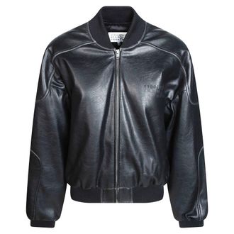 Maison Margiela Leather Jackets - - Jackets - Damen - Schwarzk - S
