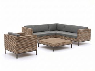 Rough Country Rustic Furniture ROUGH-D Ecklounge-Set 5-teilig 6-Sitzer