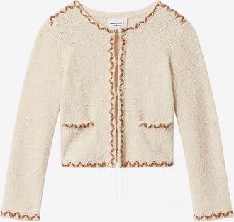 Isabel Marant Cardigan Rochelle - Femme - Écru-bronze - Taille 34 - Marant Étoile