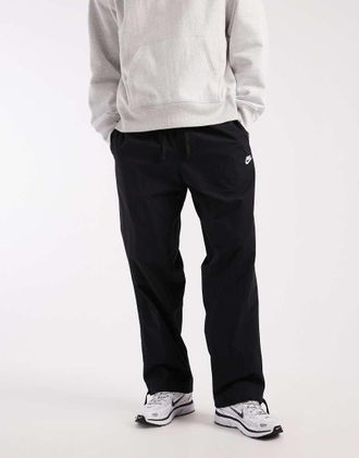 Nike Club Barcelona - Pantalon &agrave; ourlets r&eacute;glables - Noir