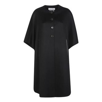 Max Mara Moriana Langer Umhang - - Jackets - Damen - Schwarzk - S/M