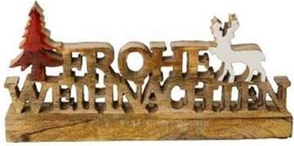 My Flair MyFlair Weihnachts Figur, braun, rot, Weiss, s.h. Artikelma&szlig;e