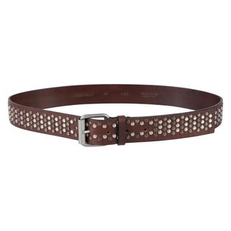 Dondup Homme, Accessoires, Brun, Taille: 85 CM Ceintures en Cuir Marron