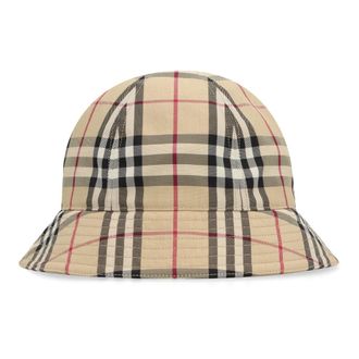 Burberry Femme, Accessoires, Beige, Taille: L Bucket Hat In Vintage Check