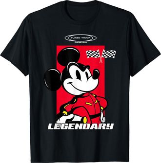 Disney Racing Mickey Mouse Legendary Race Driver Turbo Troop T-Shirt