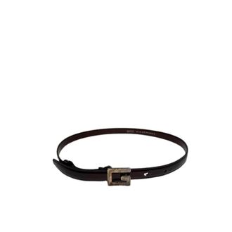 Gucci Ceinture GG Logo Pre-owned - Femme - Pre-owned - Brun - Taille: ONE Size